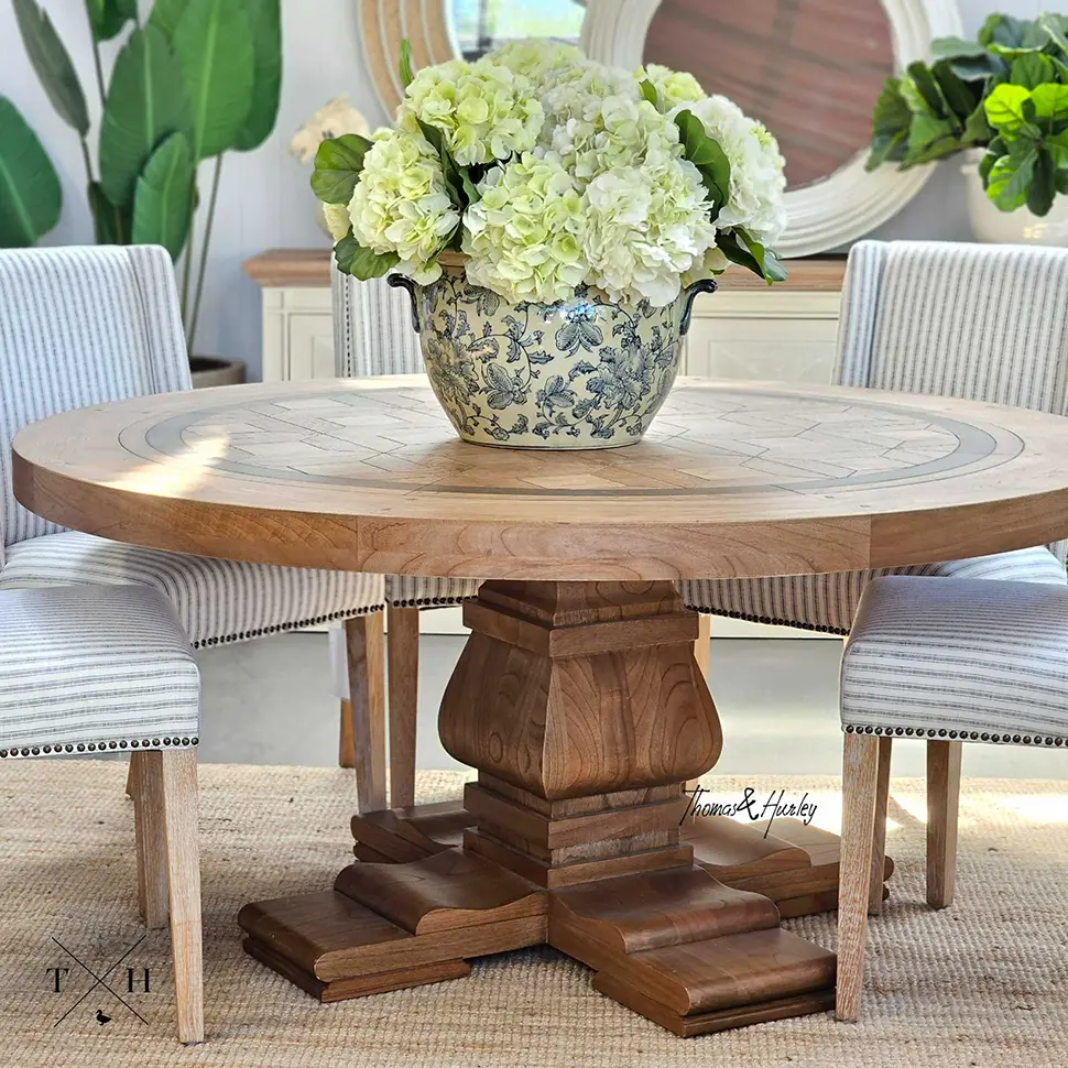 Hamptons Style Dining Tables: Peak of Coastal Chic